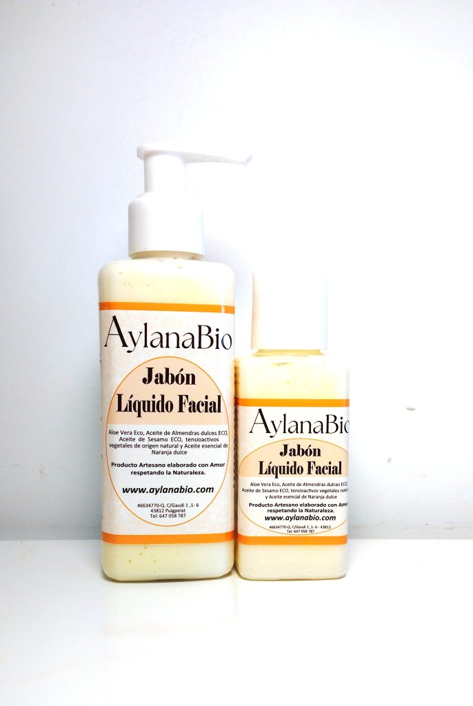 JABON LIQUIDO FACIAL "ORANGE FLOWERS" - AYLANABIO
